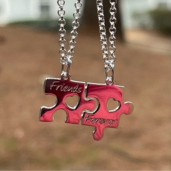 Jewelry | Ss Friends Forever Breakable Puzzle Necklaces | Poshmark